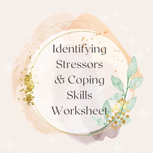 Coping With Stress Worksheet - Etsy