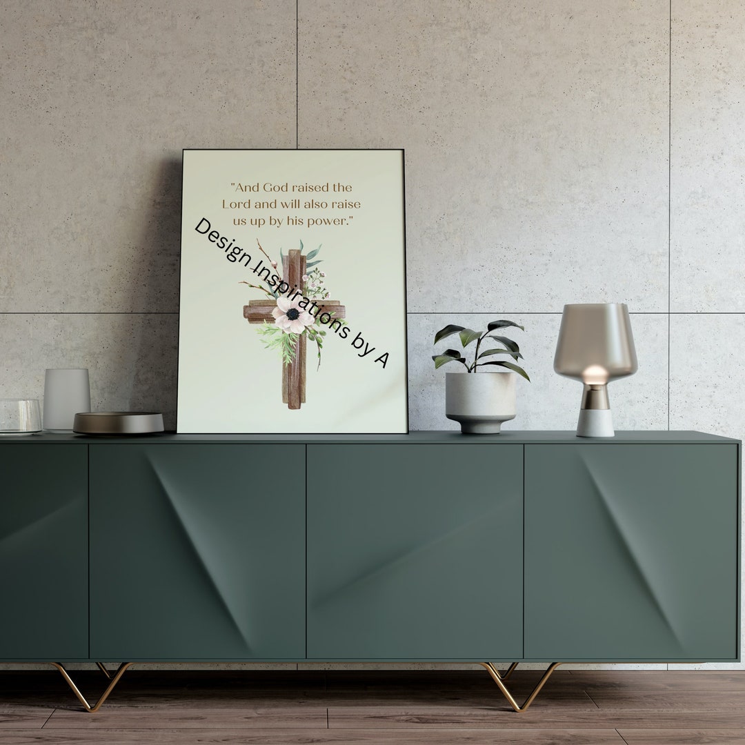 God Raised Him up (digital Print) - Etsy