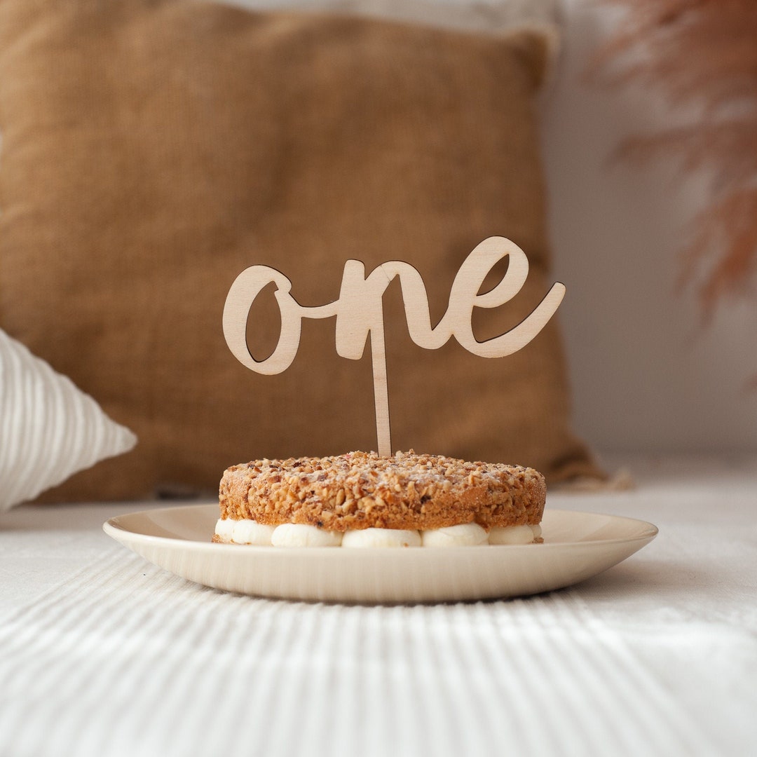 Cake Topper number Cursive Writing English - Etsy