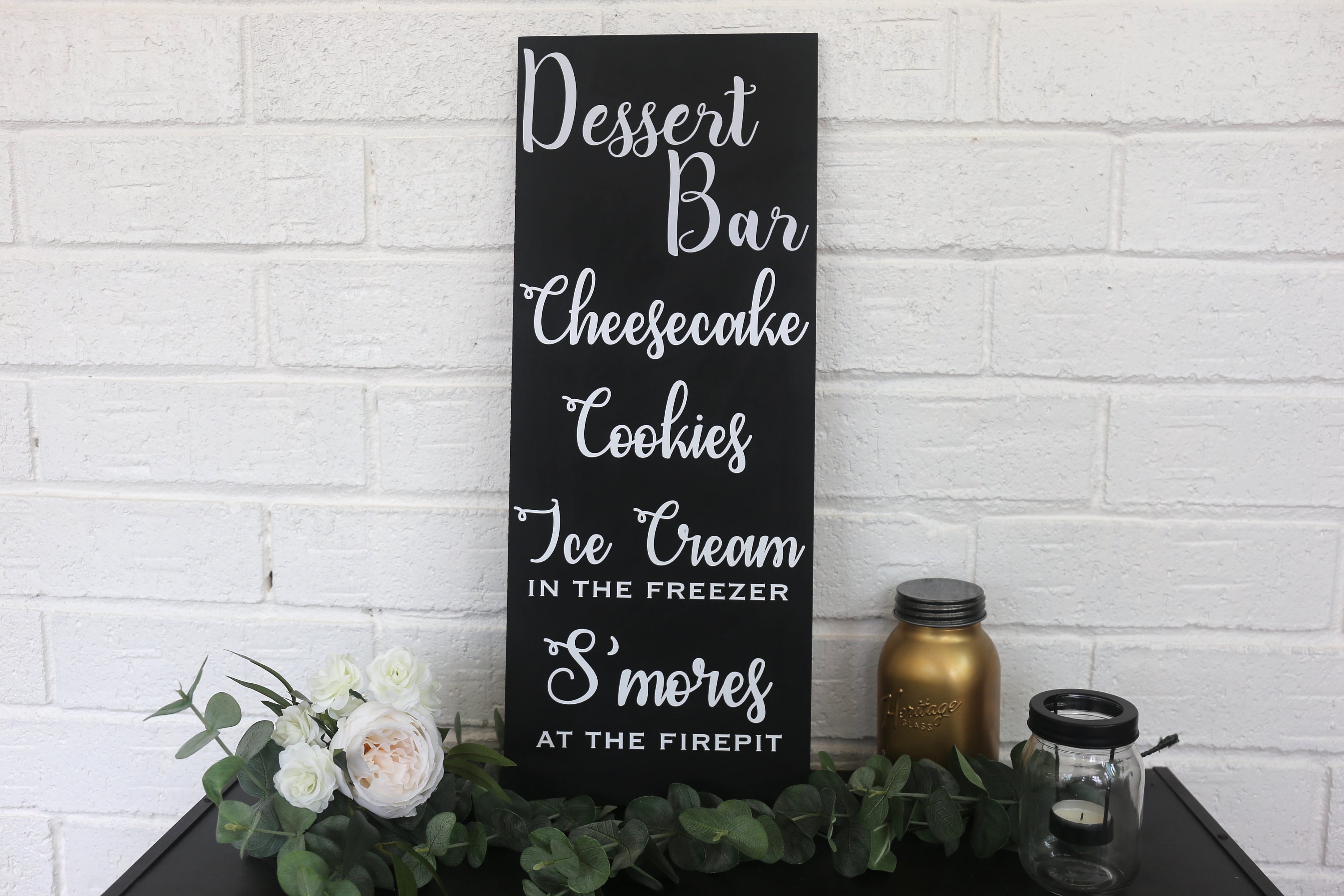 Custom Chalkboard Dessert Sign//custom Dessert Bar Sign, Custom Dim Sum ...