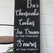 Custom Chalkboard Dessert Sign//custom Dessert Bar Sign, Custom Dim Sum ...