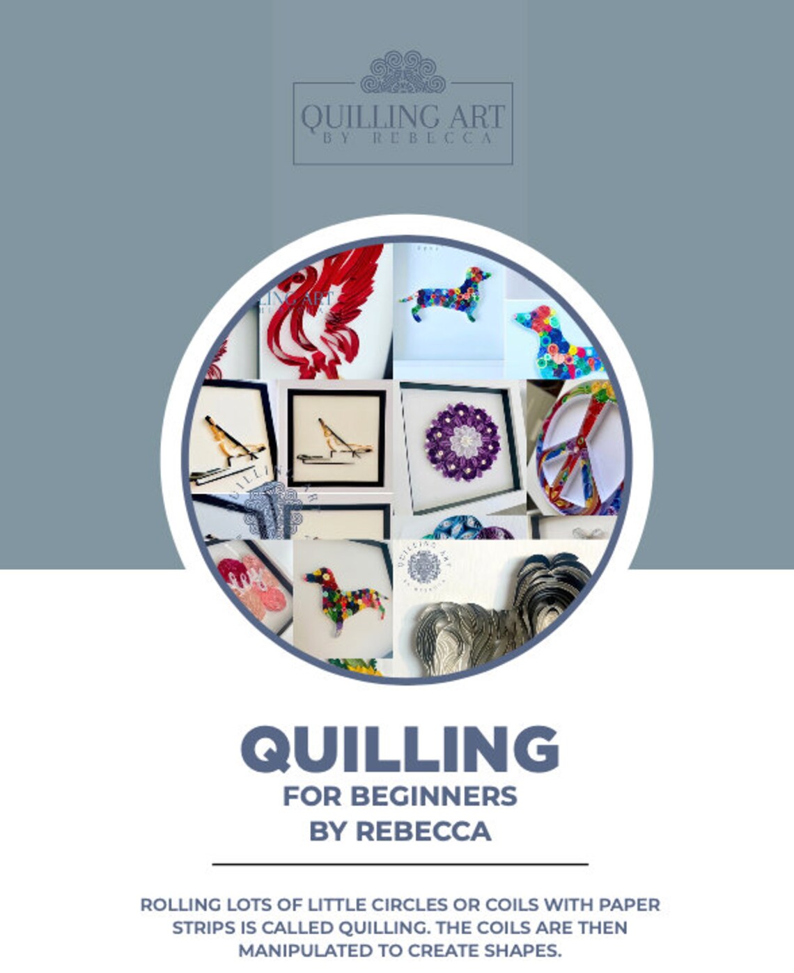 Quilling for Beginners, Quilling Template, How to Make Basic Quilling ...