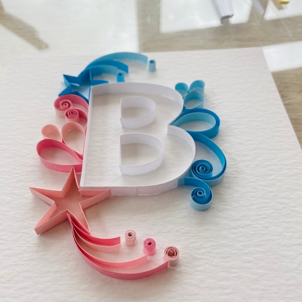 Quilling Initial - Etsy