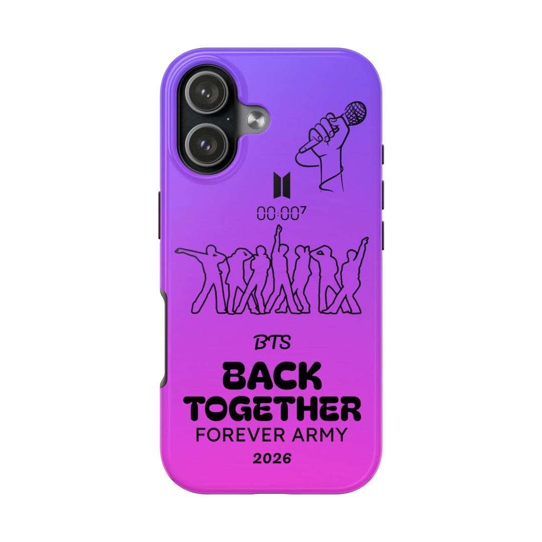 BTS Phone Case /OT7 2026 Comeback ARMY / iPhone & Samsung Cover Fan ...