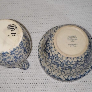 Antique Robinson Ransbottom Pitcher and Bowl - Etsy