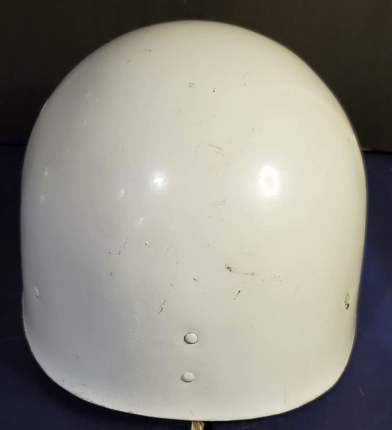 Vintage Military Helmet United States of America USA White 1950s ...