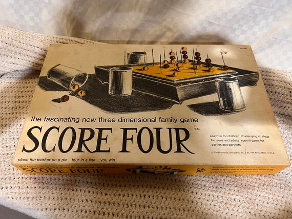 1968 Score Four Game - Etsy