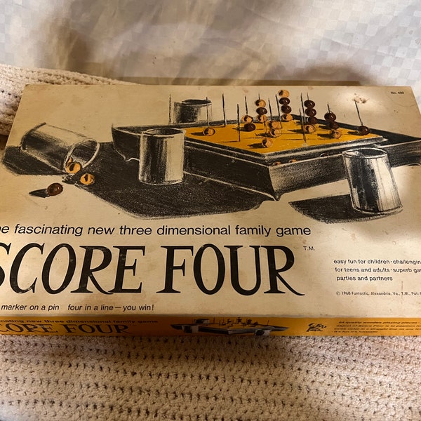 Score Four Game - Etsy