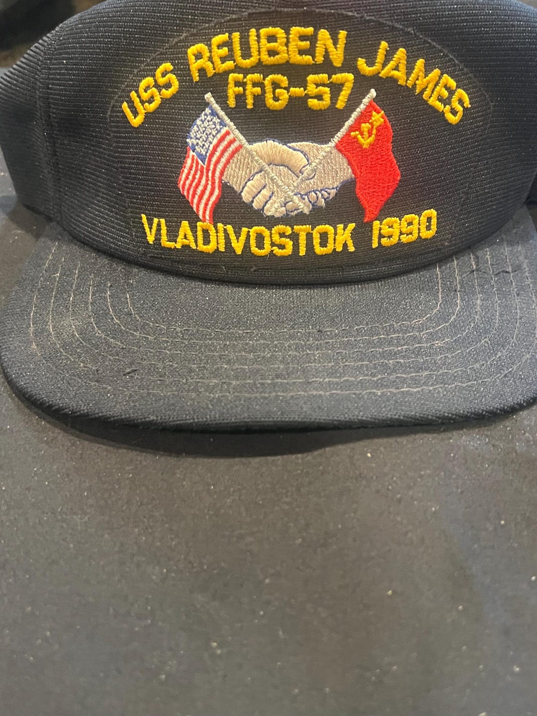 Vintage US Navy Reuben James Hat - Etsy