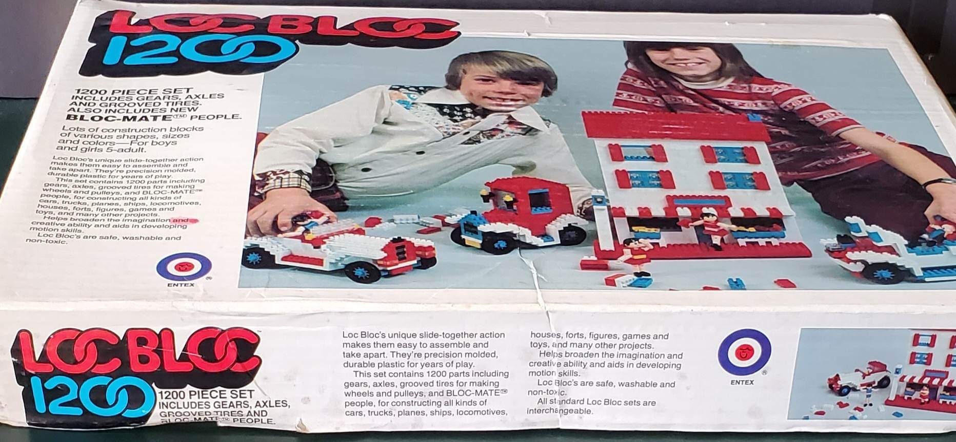 Vintage Locbloc 1200 Piece Lego Set, Sears Brand - Etsy