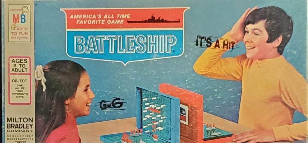 Vintage Battleship Game Milton Bradley Object Sink All of Your Opponent ...