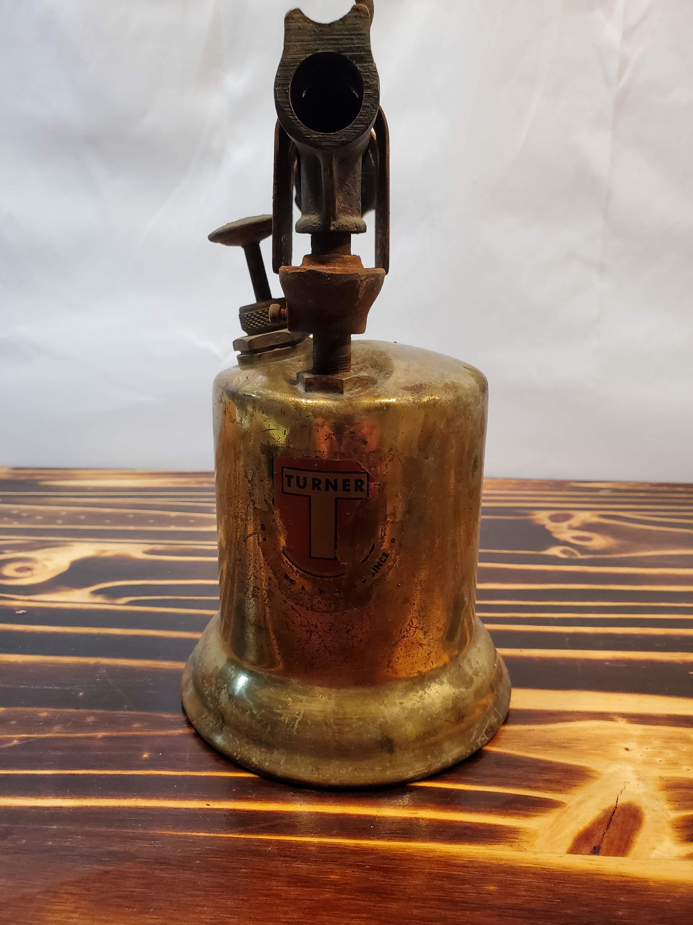 Antique 1940’s Turner Brass Torch - Etsy