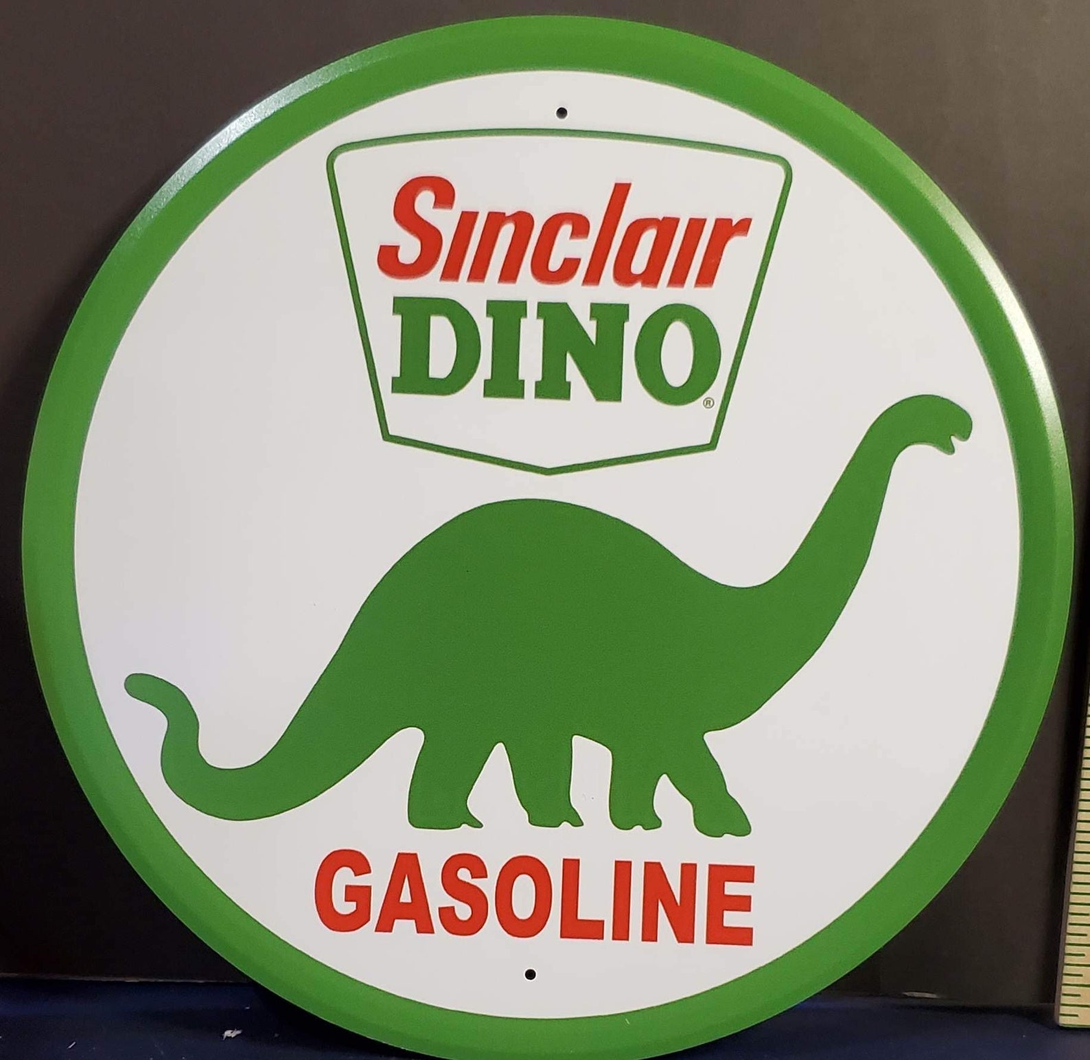 Vintage Sinclair Dino Advertisement Porcelain Sign - Etsy