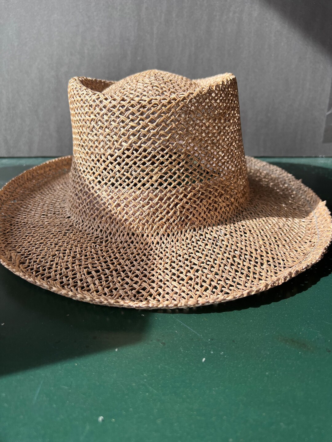 Vintage Duckster Straw Hat - Etsy