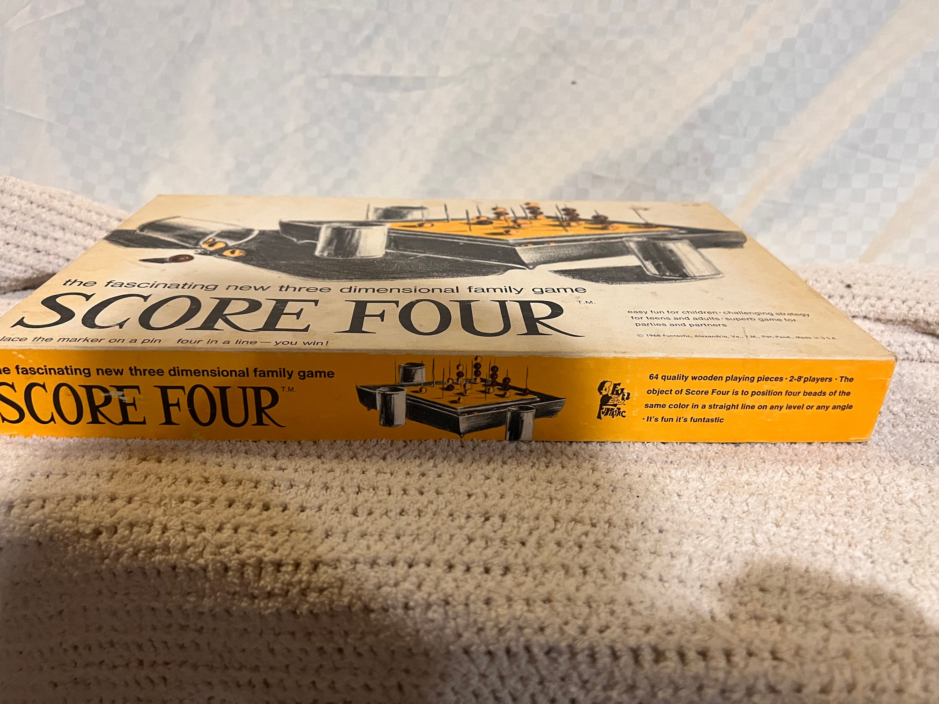 1968 Score Four Game - Etsy