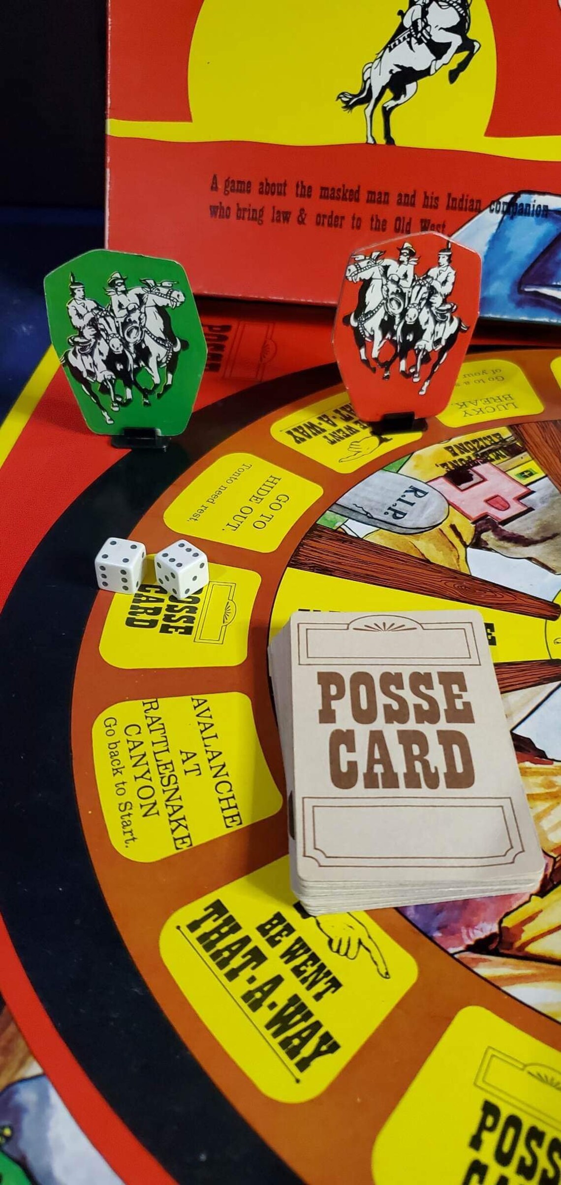 Vintage 1978 Lone Ranger and Tonto Board Game, COMPLETE - Etsy