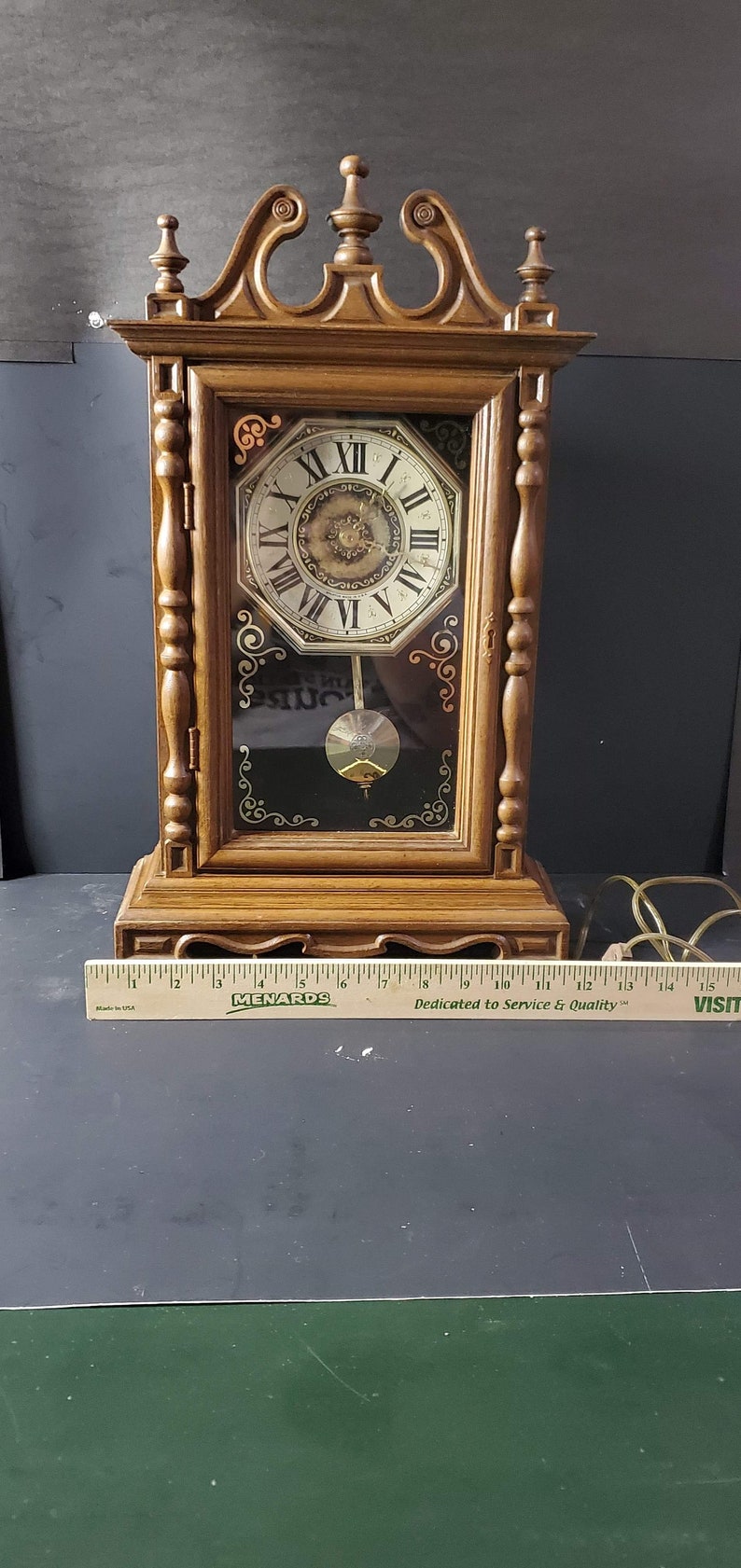 Vintage Electric Wall Clock Spartus Made in the USA - Etsy