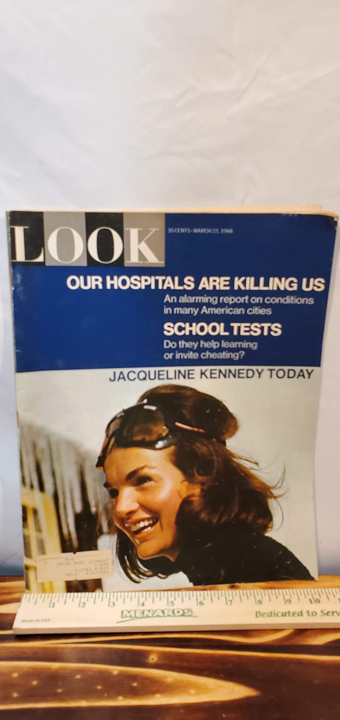 1966 Vintage Look Magazine Featuring Jacqueline Kennedy, Former First ...