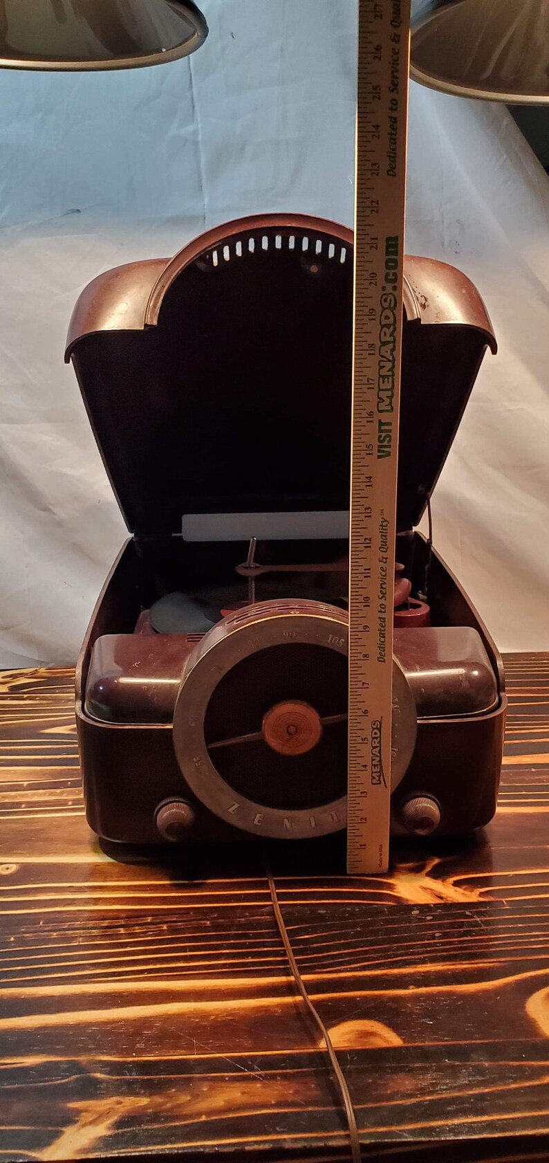 Antique Zenith Record Player/radio Cobra Matic 146.562 1951 - Etsy