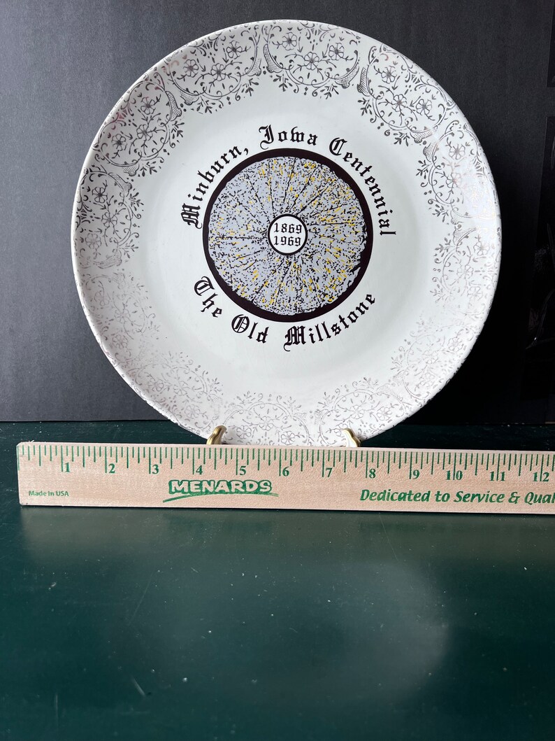 Vintage 1969 Minburn Iowa Centennial Collectors Plate - Etsy