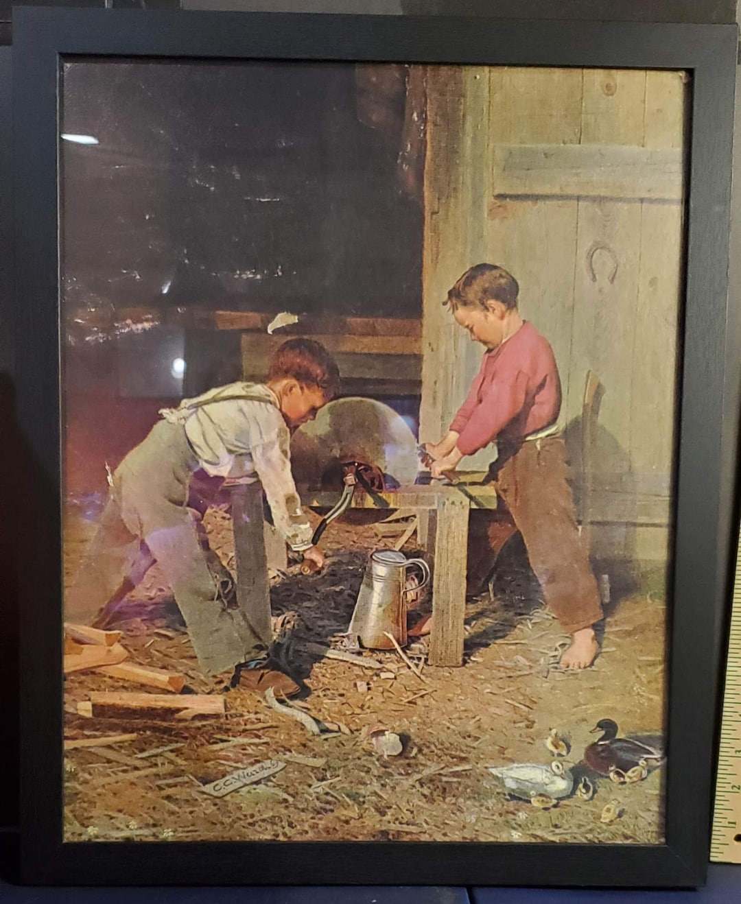 Vintage Force and Skill, by Charles Caleb Ward, 1869, Framed - Etsy