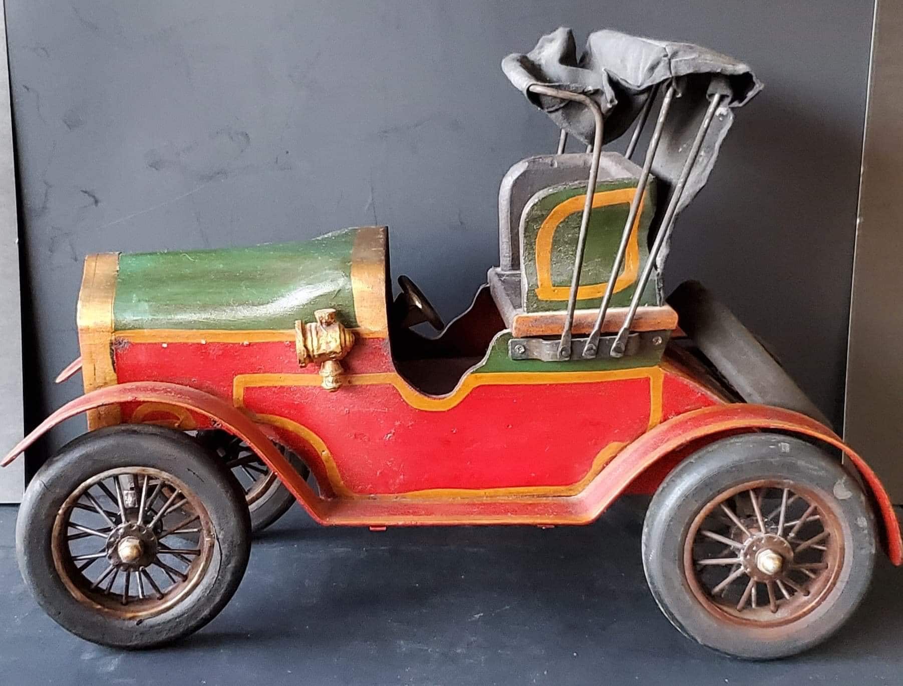 1911 Ford Model T Torpedo Runabout Roadster, Handmade Large Antique ...