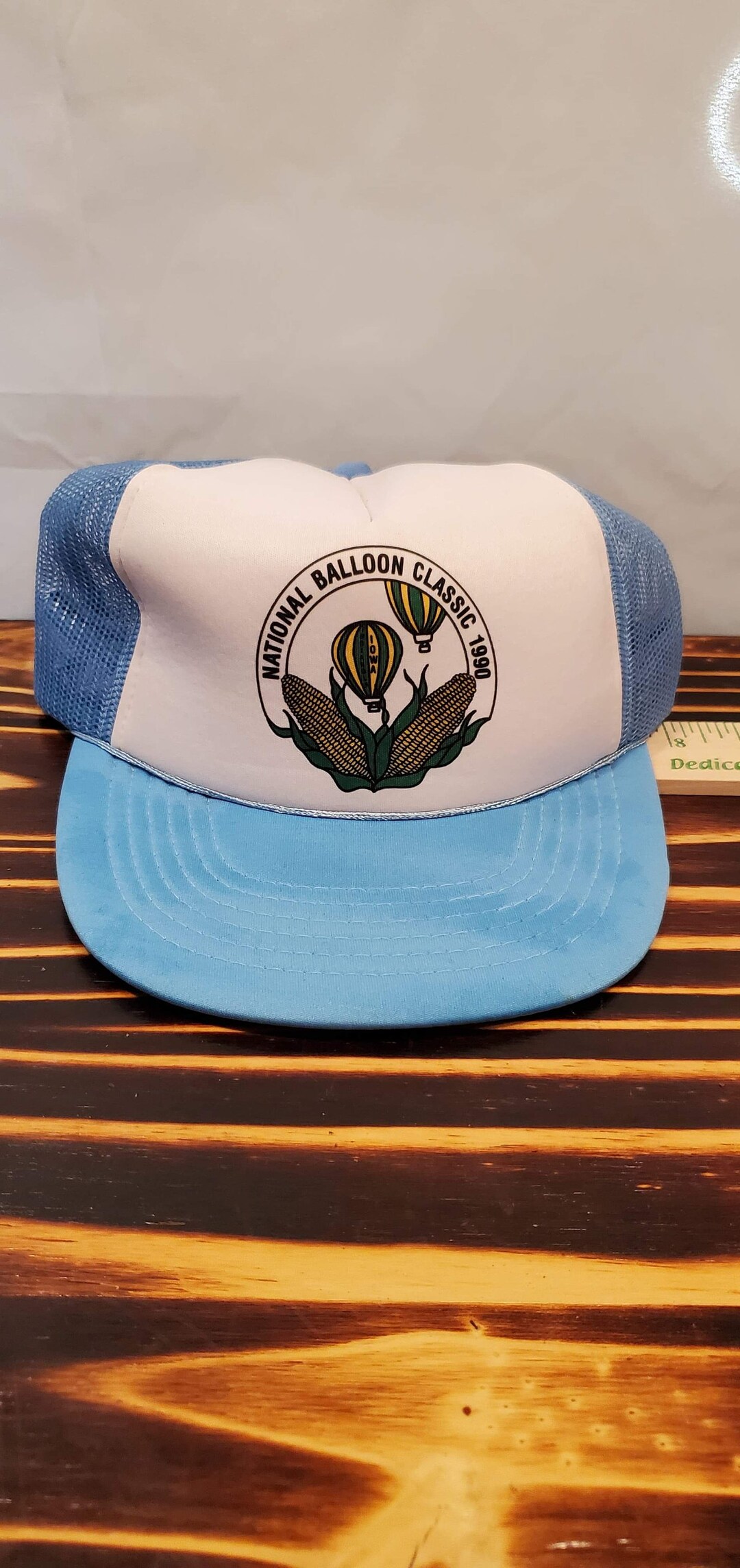 Vintage 1990 Baby Blue Trucker Hat - Etsy