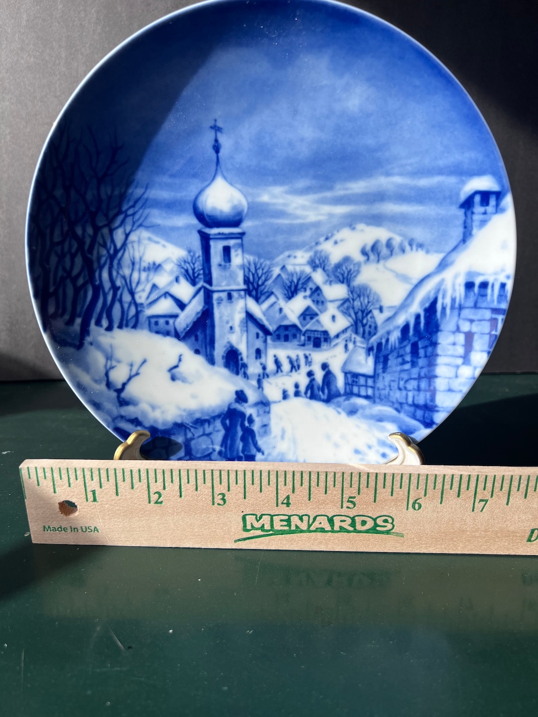 1973 Furstenberg Christmas Plate, Vintage - Etsy