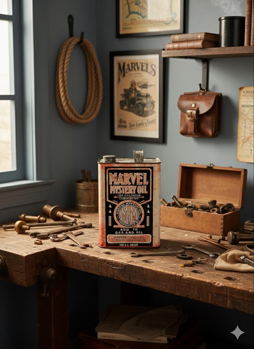 Vintage Marvel Mystery Oil 1 Gallon Can Early 1950's - Etsy