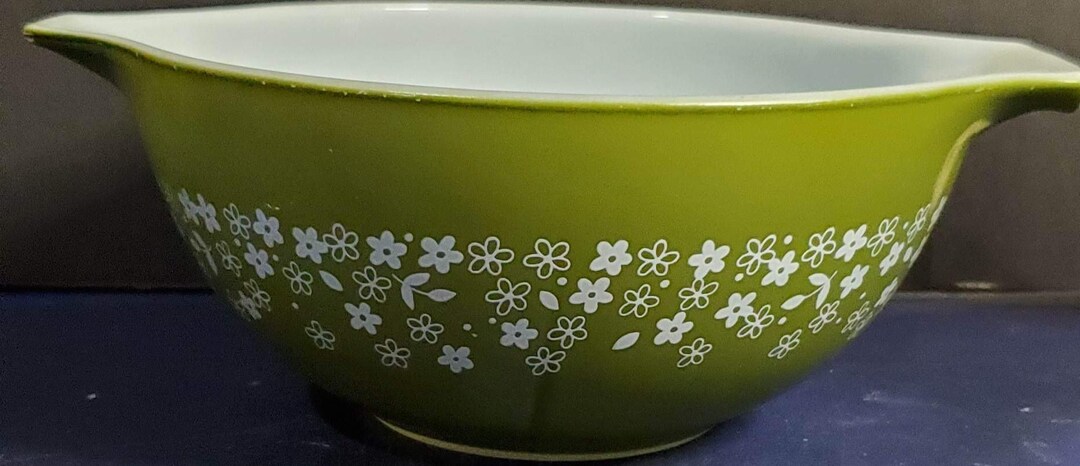 Pyrex Crazy Daisy Cinderella Nesting Bowl 442, Vintage Pyrex - Etsy