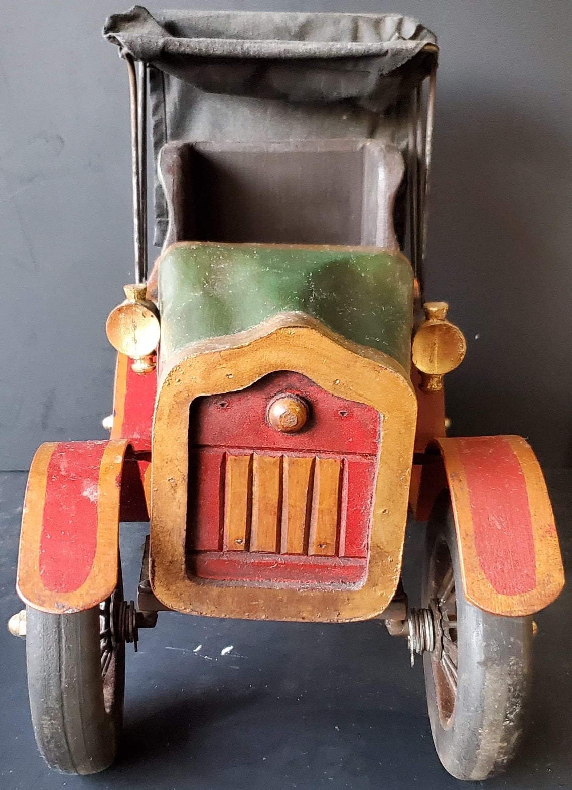 1911 Ford Model T Torpedo Runabout Roadster, Handmade Large Antique ...