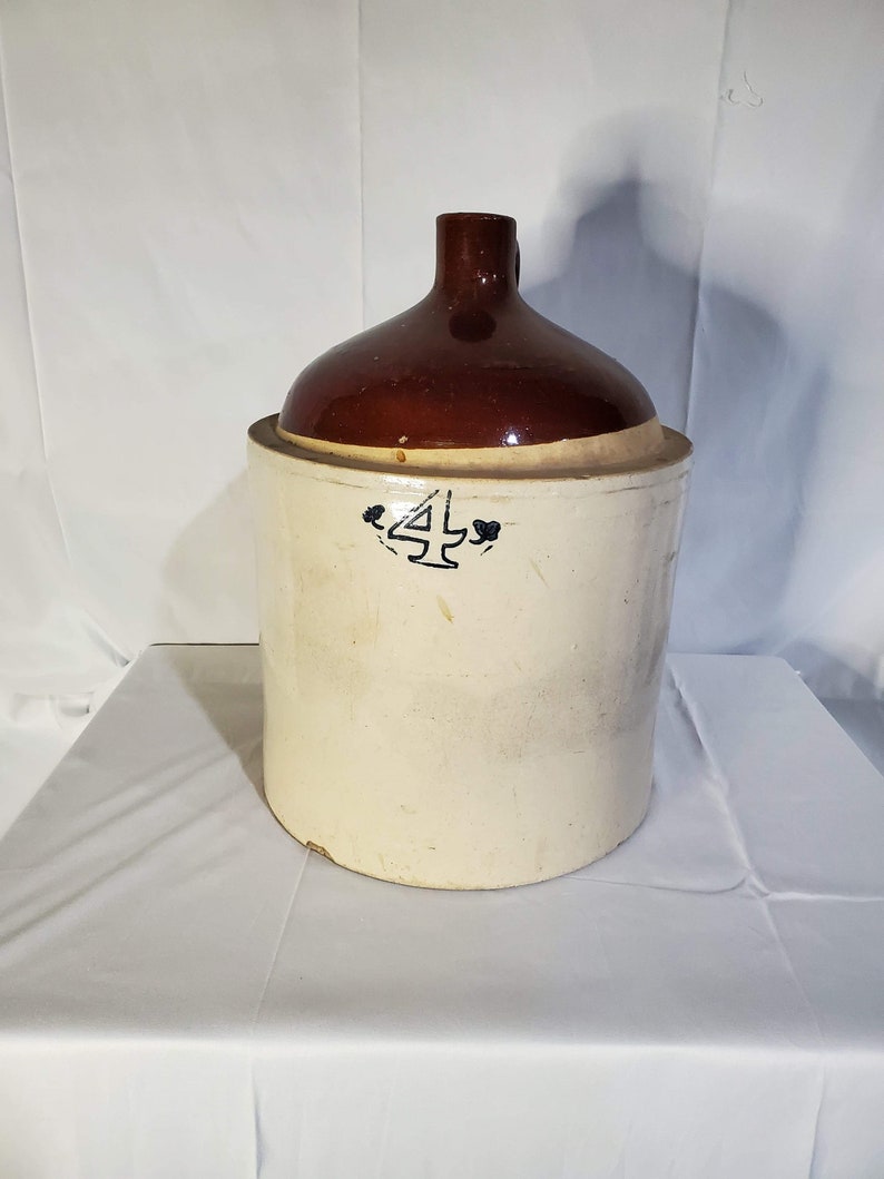 Stoneware Crock 4 Gallon - Etsy