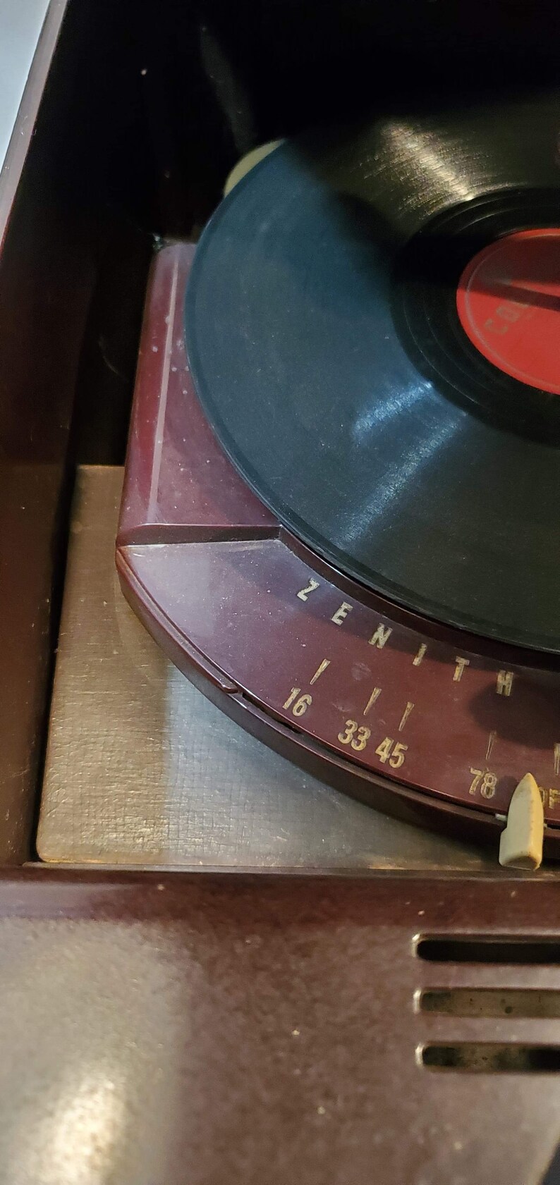 Antique Zenith Record Player/radio Cobra Matic 146.562 1951 - Etsy