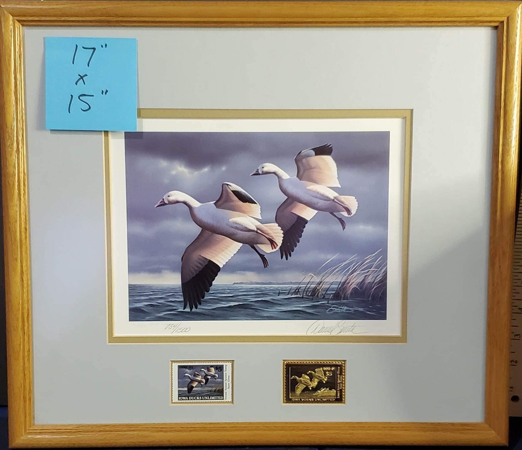 Vintage Iowa Ducks Unlimited Duck Stamp Print 1990-91 - Etsy