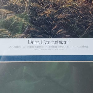 Beautiful, Rare, Vintage Terry Redlin “pure Contentment” Signed and ...
