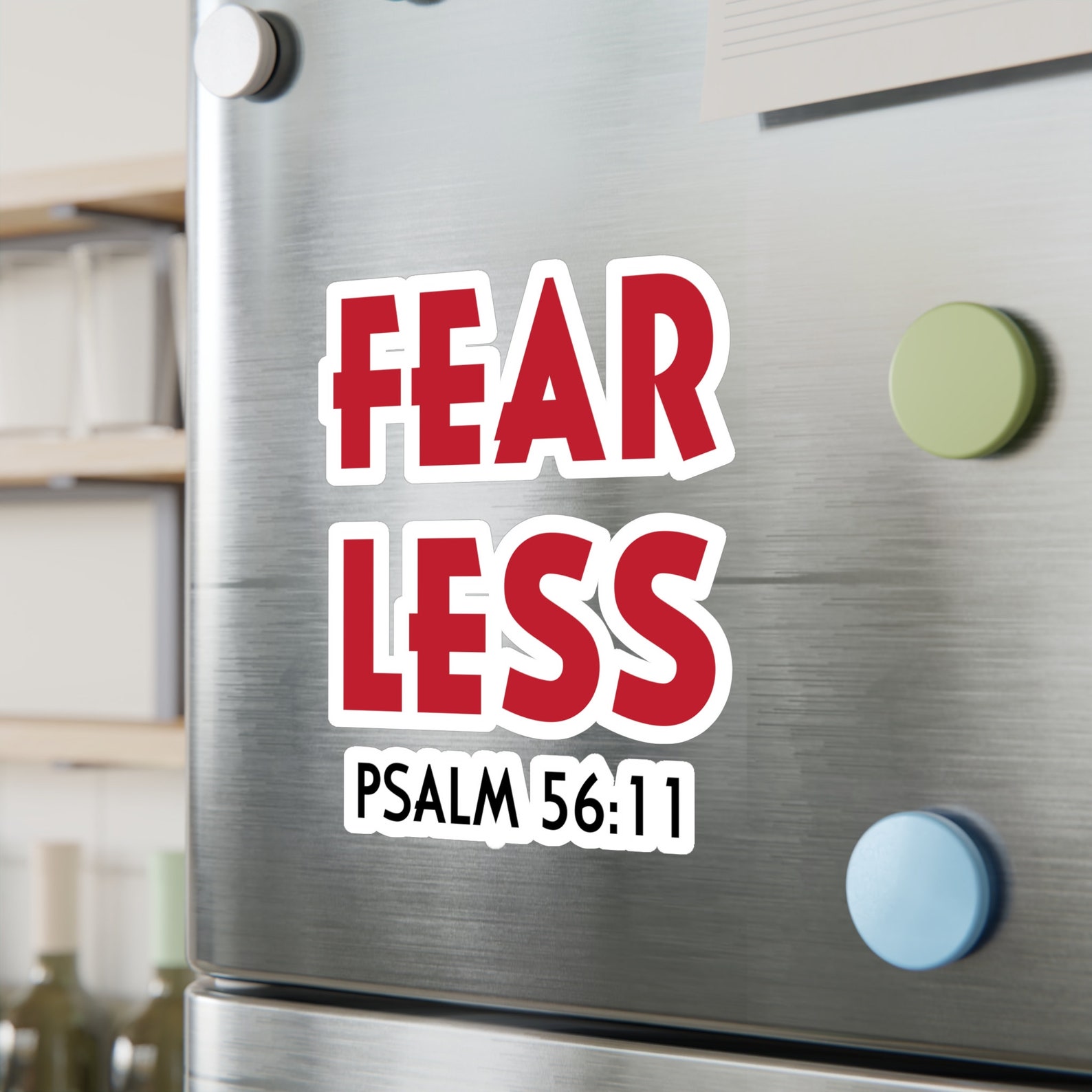 Christian Bible Verse Decal Fearless Sticker Kiss-cut Vinyl - Etsy