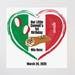 Benvenuti Amici Wood Sign, Italian Sign, Italian Flag Heart Welcome ...