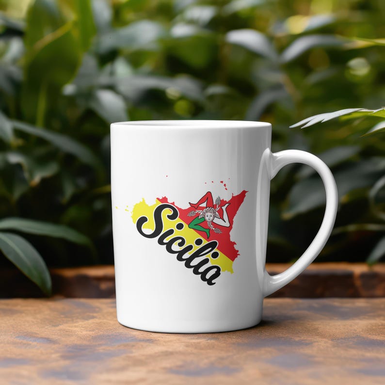 Sicilian Trinacria Flag: Sicilia PNG SVG (digital Download) - Etsy