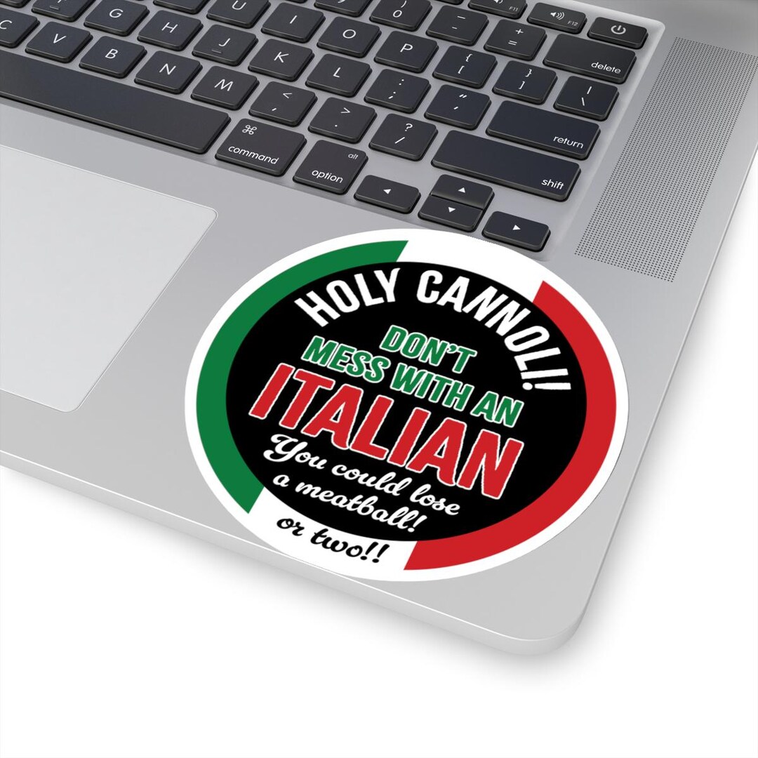 Holy Cannoli Italian Sticker: Funny Laptop Decal - Etsy