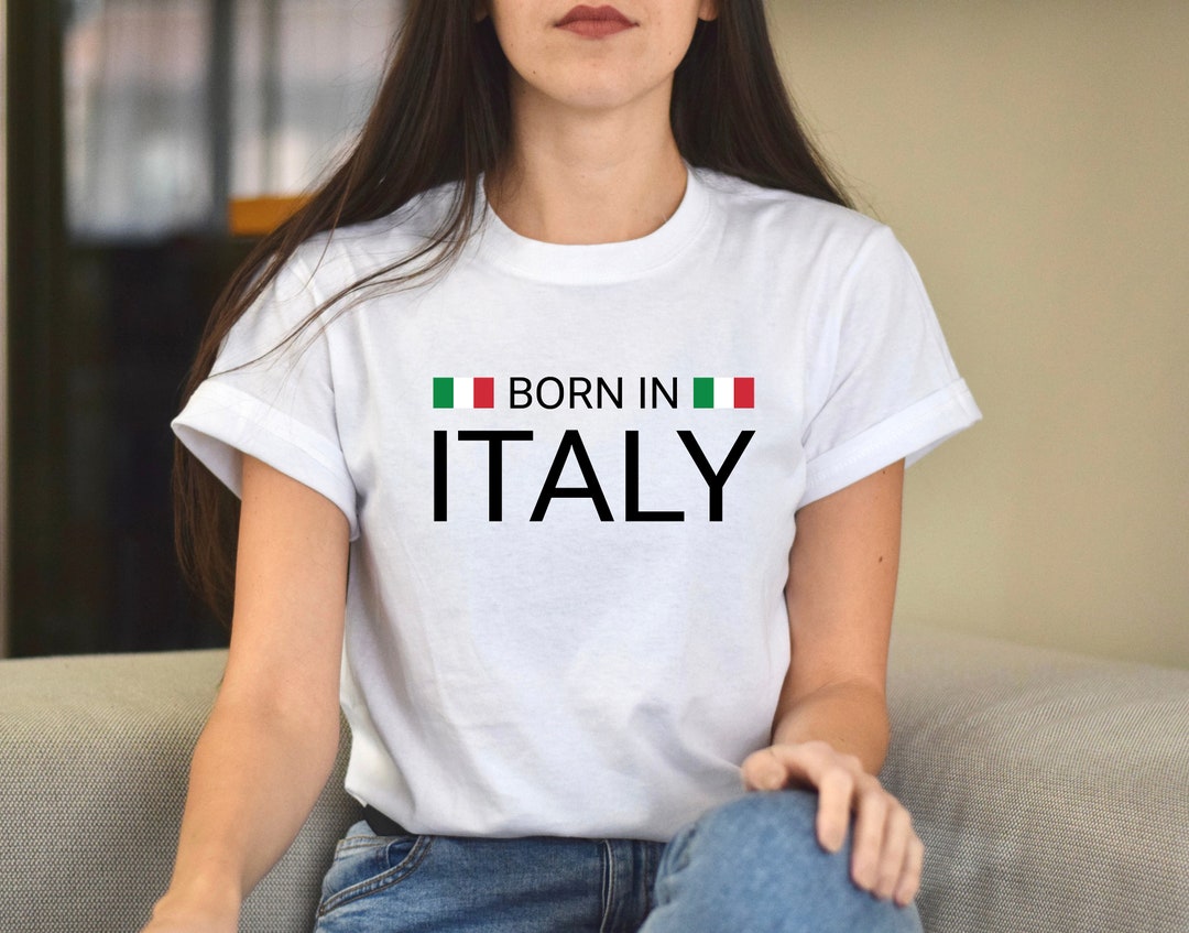 Italian, Italian Tshirt, Born in Italy, Unisex Heavy Cotton Tee, Gift ...