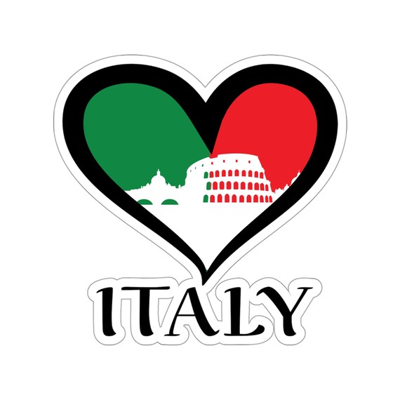 Italian Love Symbol I Love Italy I Heart Italy" Poster For Sale By