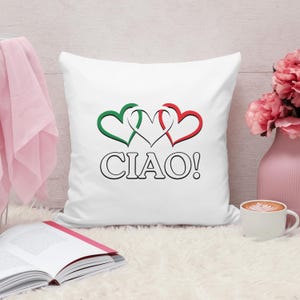 Italian Digital Download, Ciao PNG Ciao SVG,, Italian Flag Hearts ...