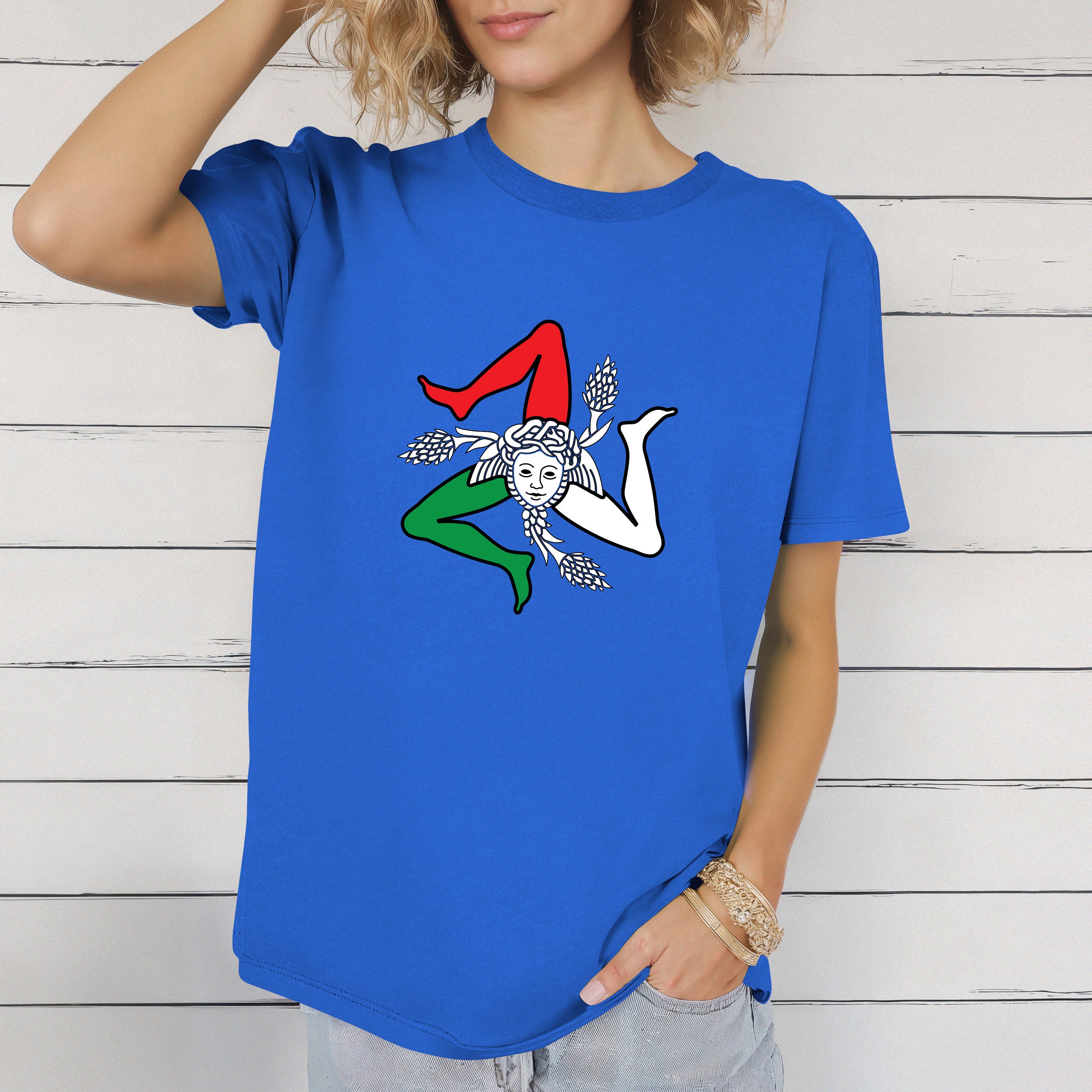 Sicilia Digital Art, Italian Download, Sicily, Italian Flag, Sicilian Trinacria, Three Legged ...