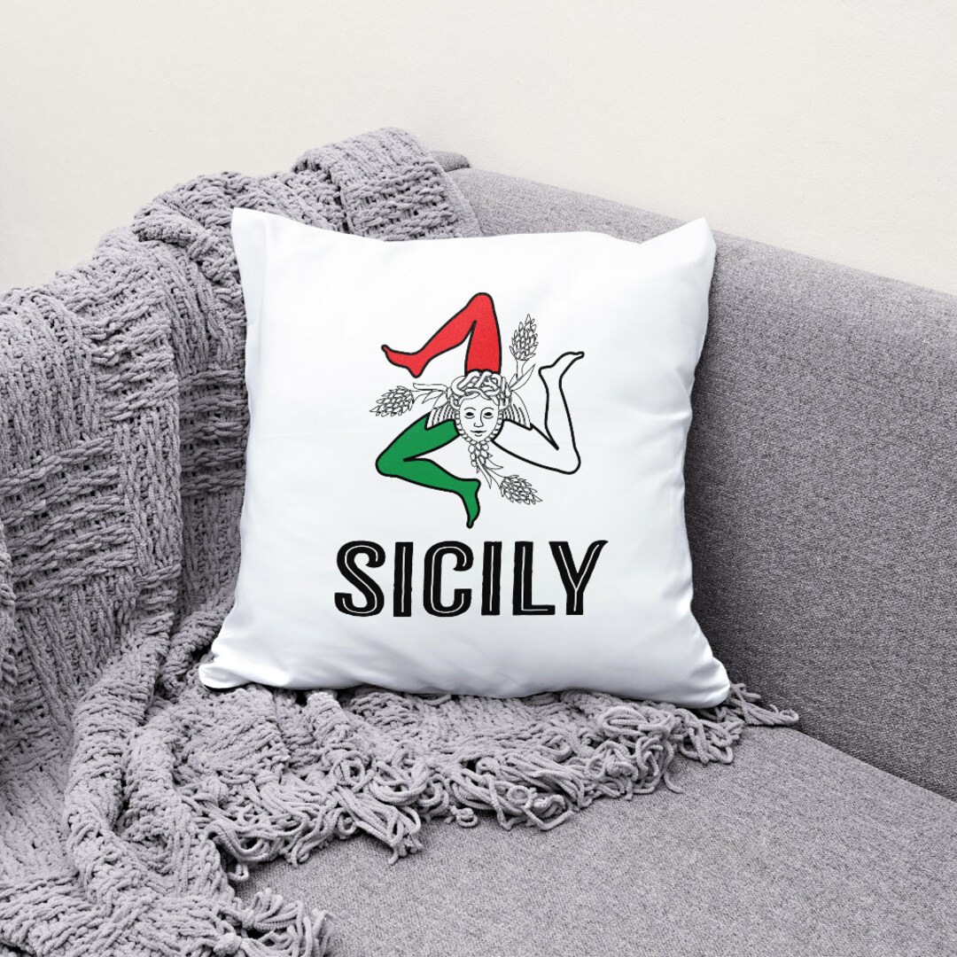 Sicilian Trinacria Art: Sicily Italian Flag (digital Download) - Etsy