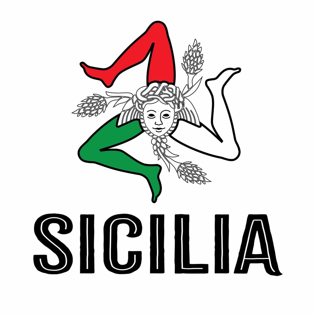 Sicilia Digital Art, Italian Download, Sicily, Italian Flag, Sicilian ...