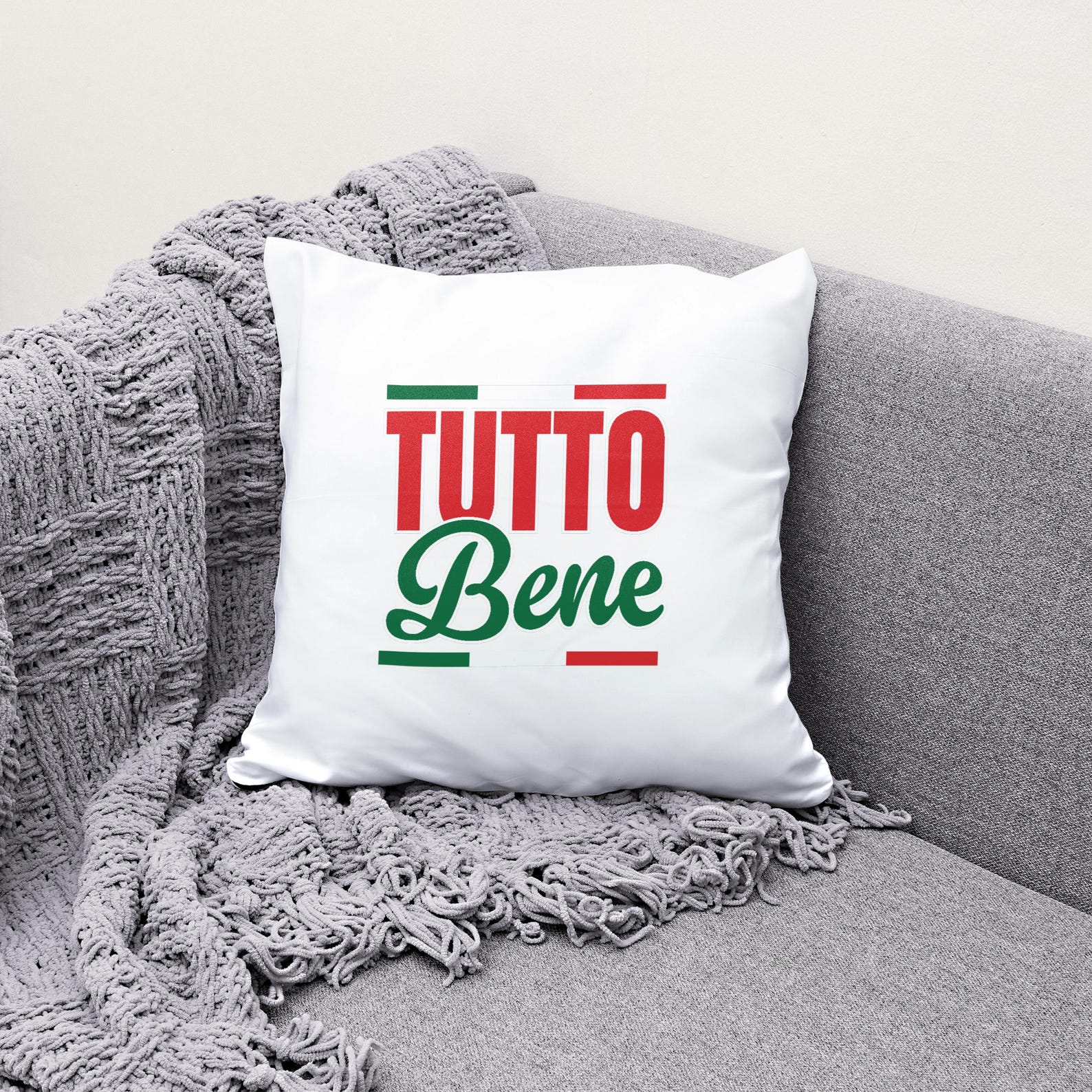Tutto Bene Italian Flag Digital Art: PNG, SVG Decal (digital Download ...