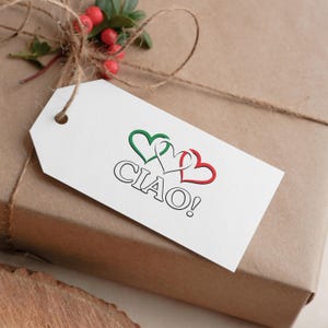 Italian Digital Download, Ciao PNG Ciao SVG,, Italian Flag Hearts ...