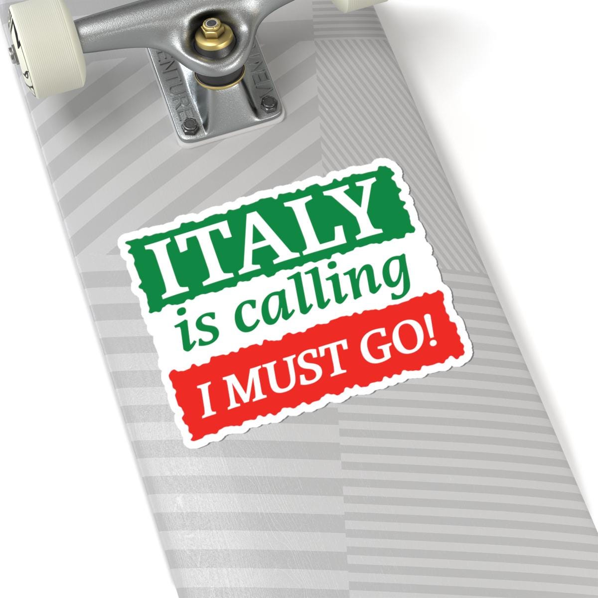 Italian Flag Sticker: Italy is Calling Vinyl Decal - Etsy