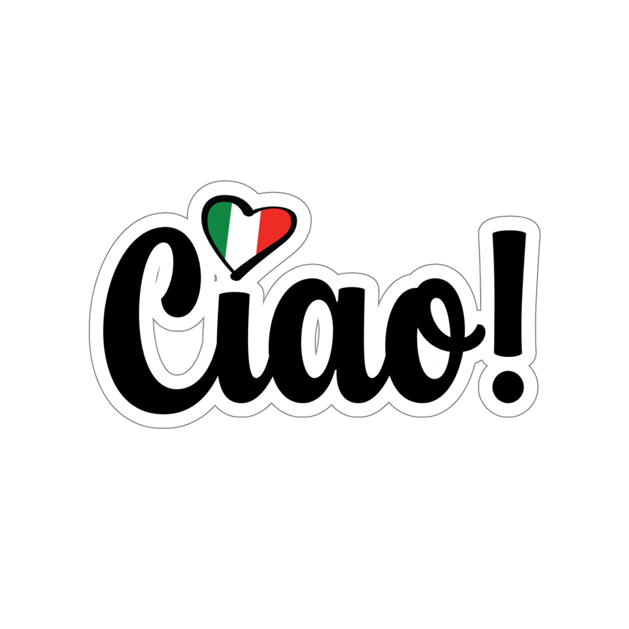 Italy Ciao Italian Sticker Ciao Kiss-cut Stickers Use on - Etsy