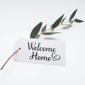 Welcome Home Sign, Welcome Digital Download SVG, PNG Welcome Home Heart ...